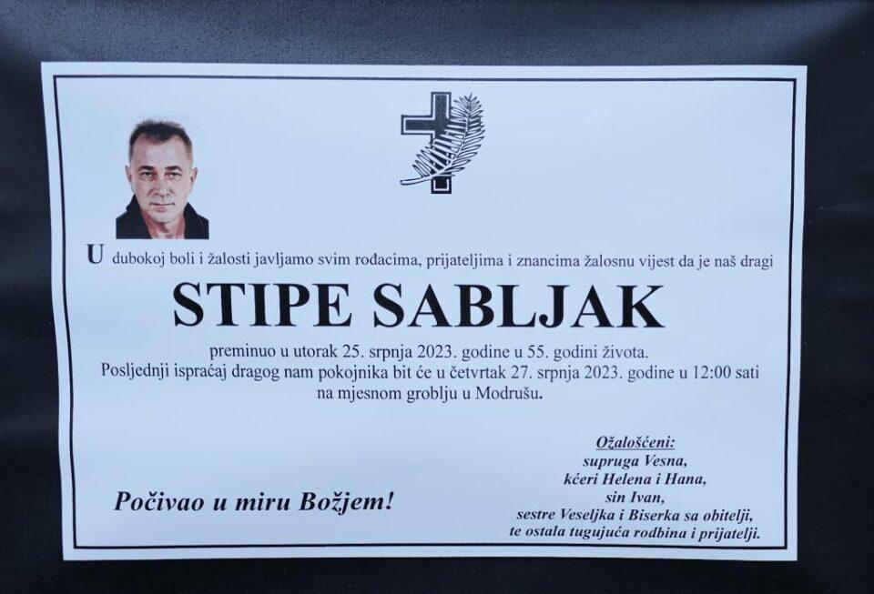 Obavijest o smrti - OG Portal