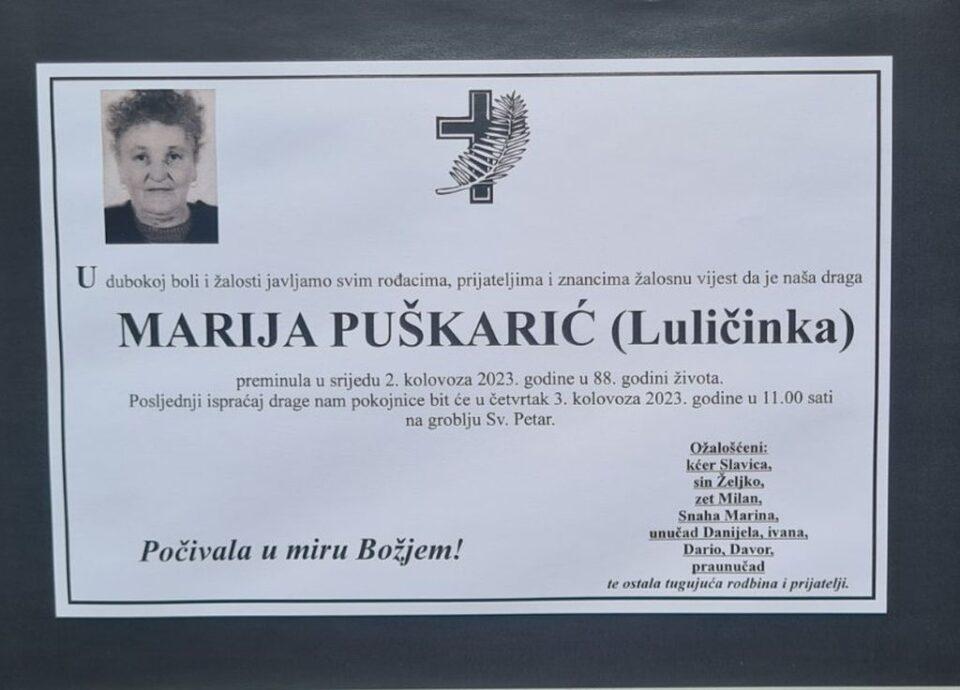 Obavijest o smrti - OG Portal