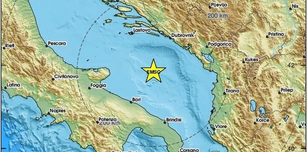 Snažan potres magnitude 4,8 u Jadranskom moru, osjetio se diljem dubrovačkog područja - OG Portal