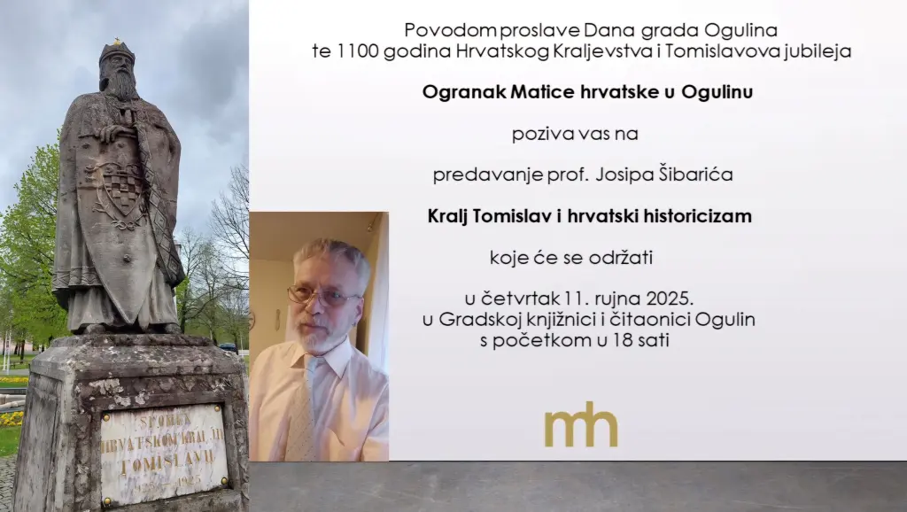 Predavanje “Kralj Tomislav i hrvatski historicizam” - OG Portal
